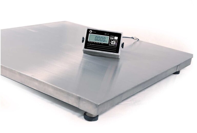 Stainless Steel Floor Scale with Indicator – Gravity Measurement, Inc.